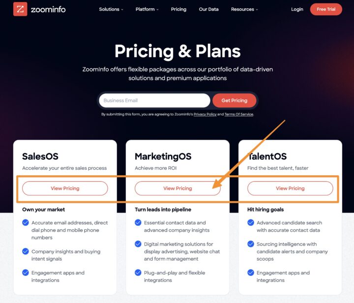 Zoominfo Pricing